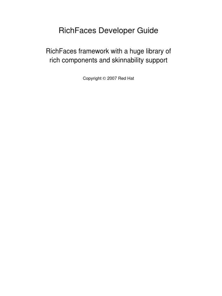 Richfaces Reference | PDF | Java Server Faces | Ajax (Programming)