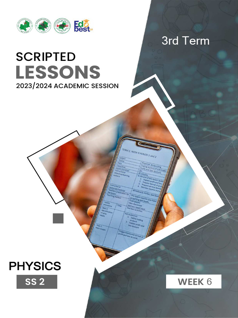 Physics Ss 2 3rd Term Week 6 | PDF | Sound | Oscillation