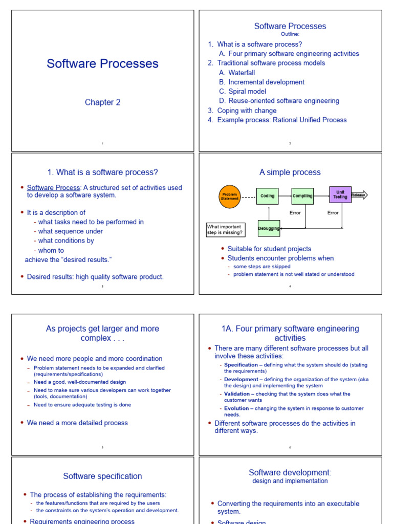 CH 2 Processes | PDF | Software Development Process | Systems Thinking
