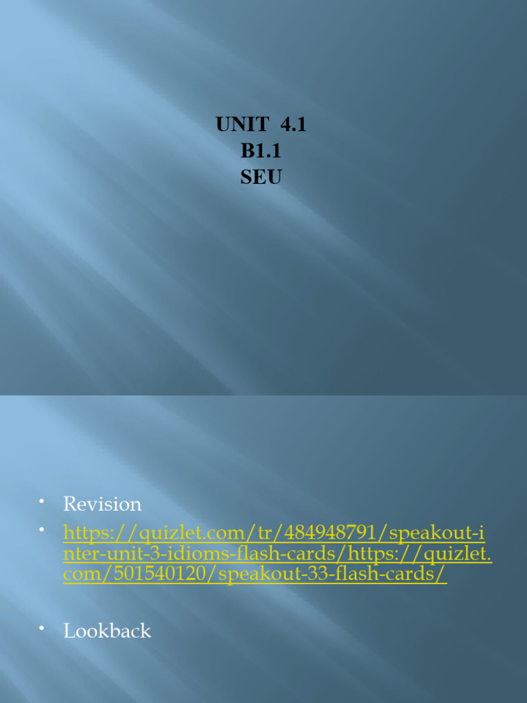 unit 4-1B1.1 | PDF | Psychology | Behavioural Sciences