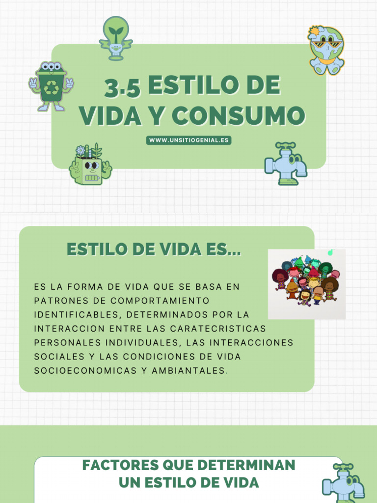 3.5 Estilo de Vida y Consumo | PDF