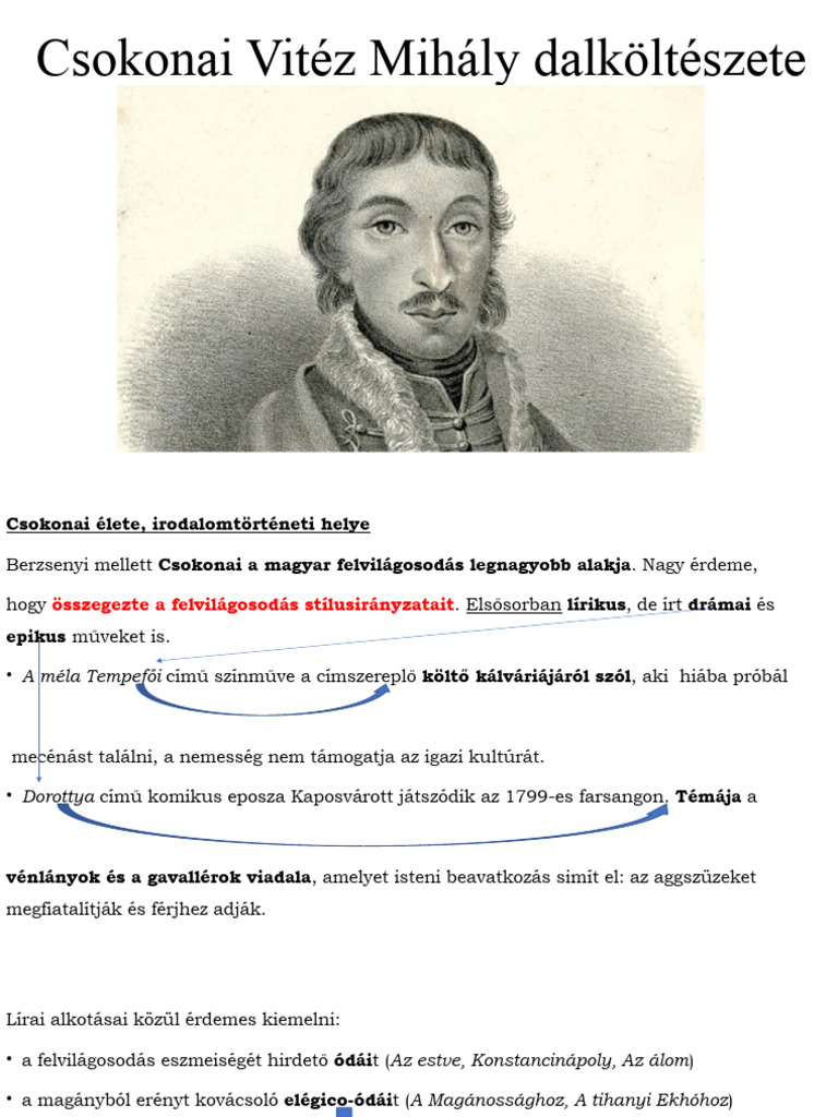 Csokonai Vitéz Mihály Dalköltészete | PDF