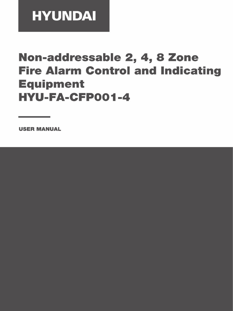 Hyu-Fa-Cfp001-4 Manual-1 | PDF | Relay | Fuse (Electrical)