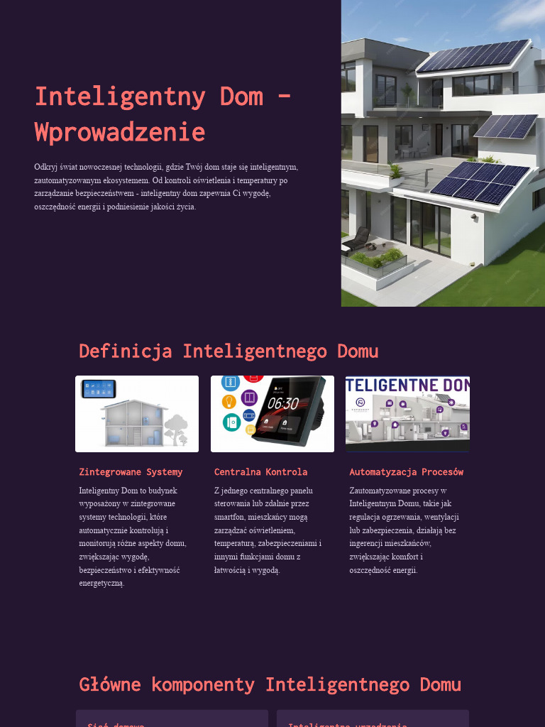 Inteligentny Dom Wprowadzenie | PDF