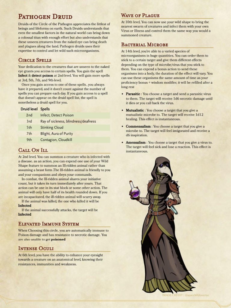 E32Circle_Of_Pathogen_DRUID | PDF