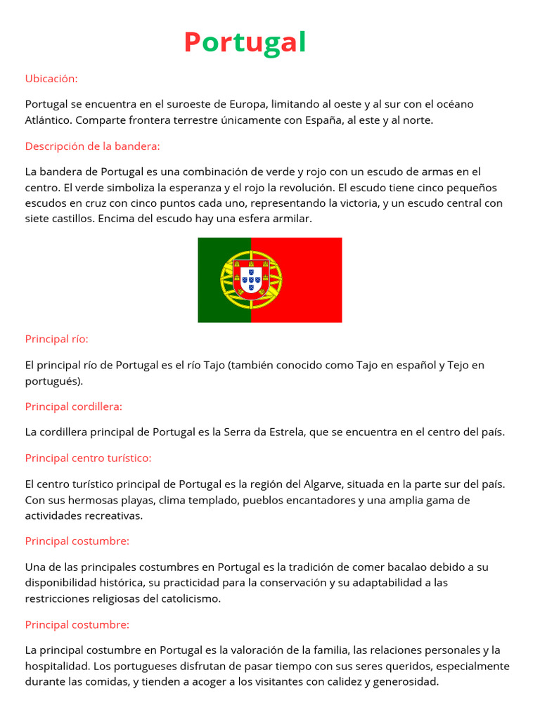 Portugal | PDF | Portugal | España