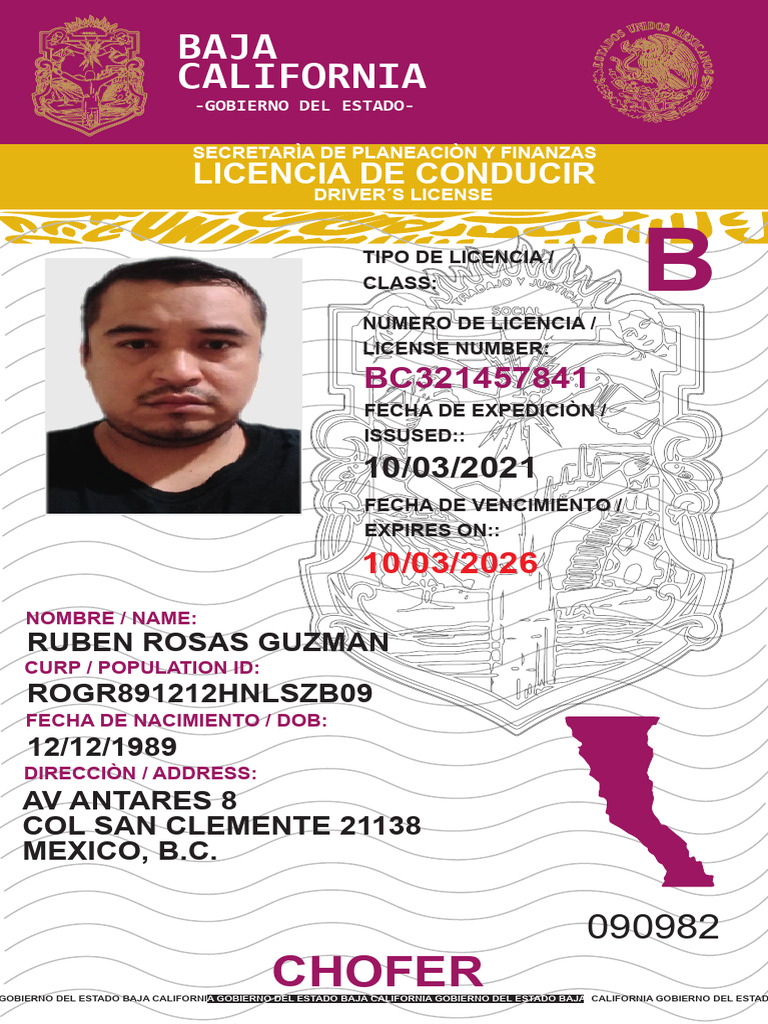 Licencia Bajacalifornia 2 | PDF