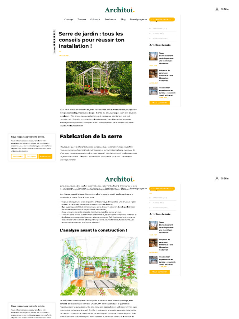 Serre de Jardin - Tout Savoir Pour Un Aménagement Parfait ! | PDF