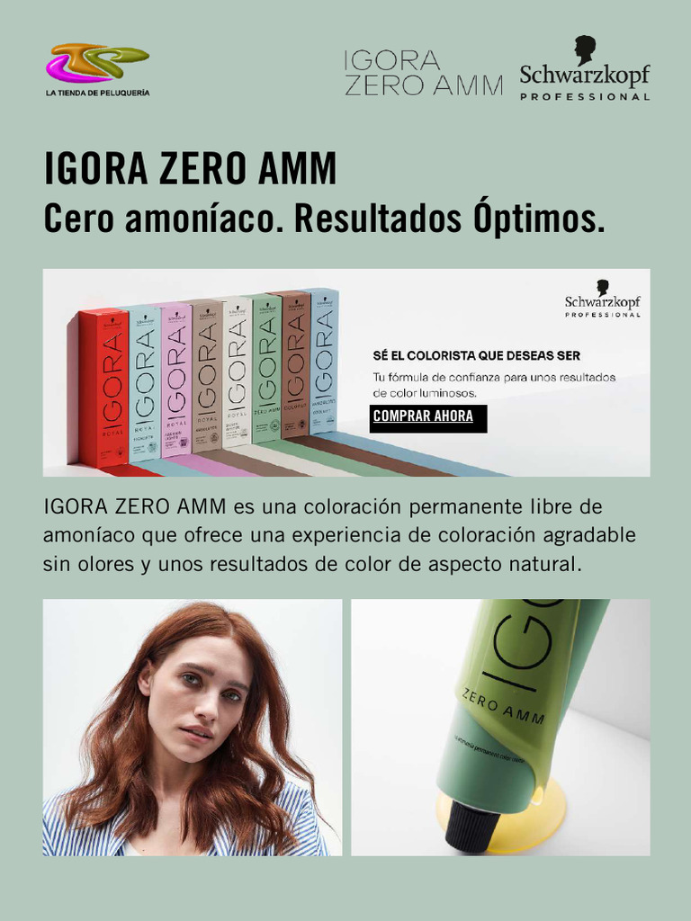 Catalogo Igora Zero Amm | PDF | marrón | Rubio