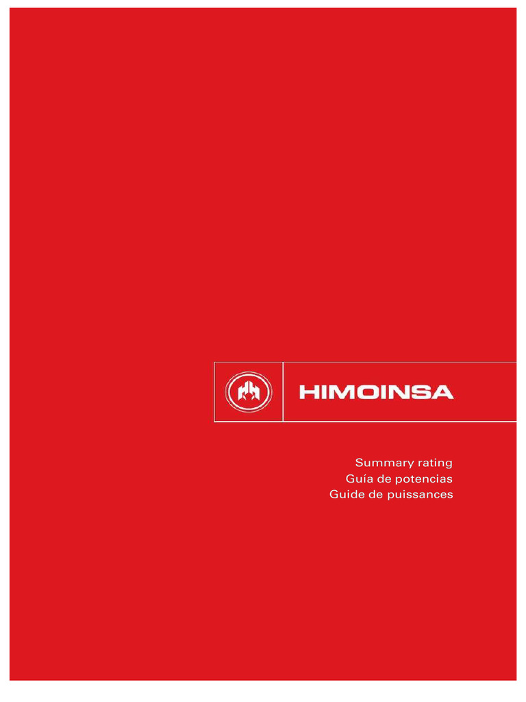 Motores Himoinsa Catalogo | PDF | Power (Physics) | Engines
