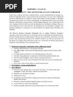 The Adventure - Class 11 (Notes) | PDF | Reality | Energy Level