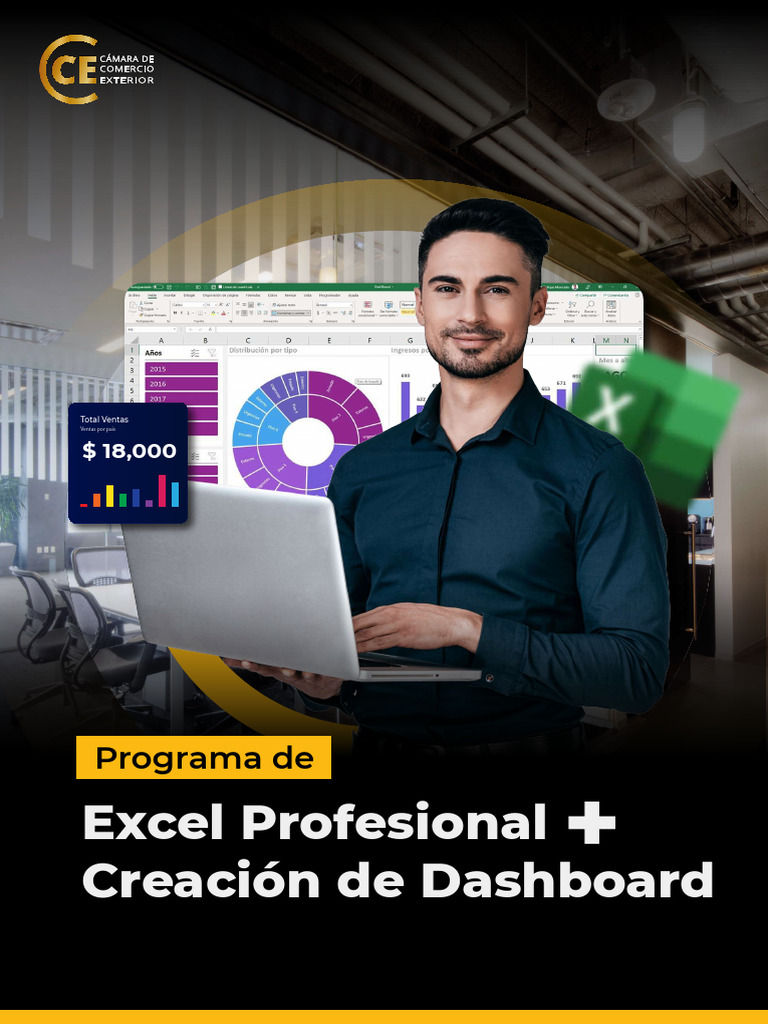 Silabus Excel + Creación de Dashboard | Descargar gratis PDF | Microsoft Excel | Software