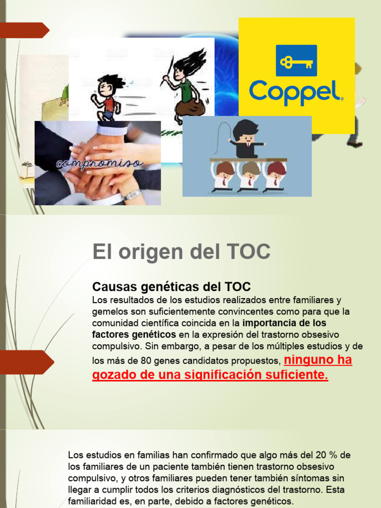Explicacion TOC | PDF | Desorden obsesivo compulsivo | Epidemiología
