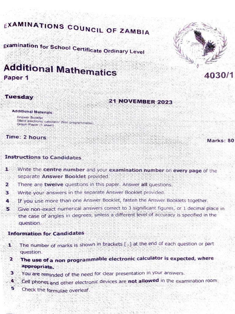 ADDMA INT 2023 | PDF | Mathematics | Algebra