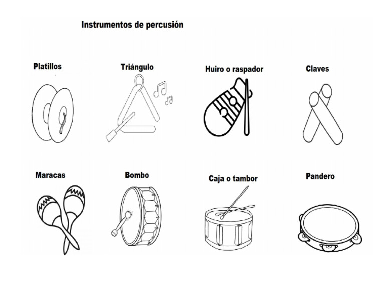 Instrumentos de Percusión | PDF
