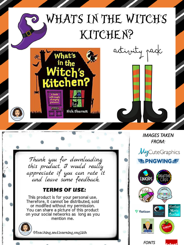 What'S in The Witch'S Kitchen?: Activity Pack | PDF