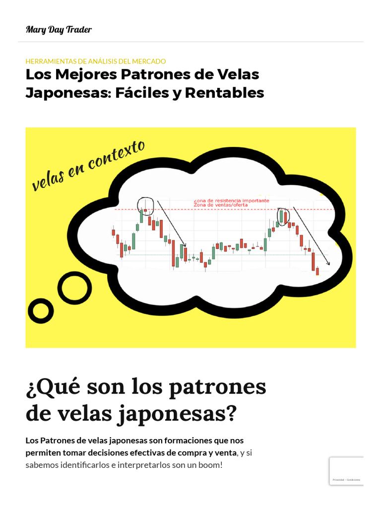 Los Mejores Patrones de Velas Japonesas_ Fáciles y Rentables | PDF ...