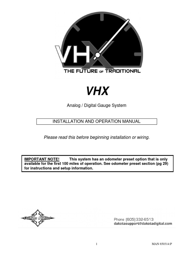 VHX Manual Main | Download Free PDF | Ignition System | Fuse (Electrical)