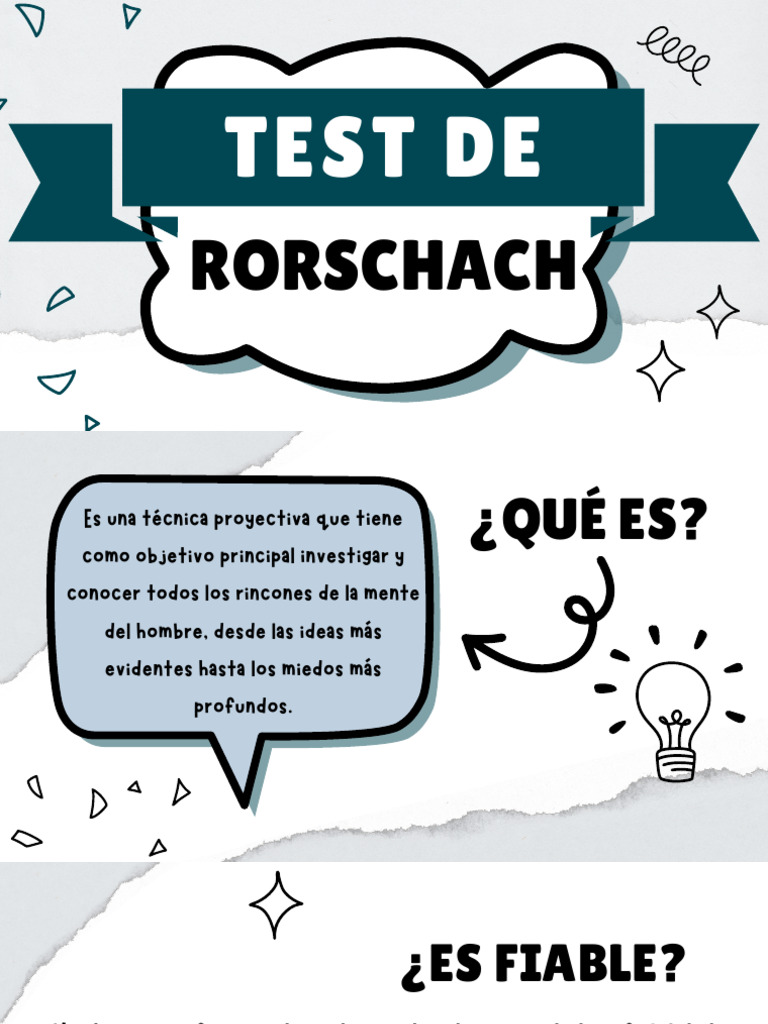 Test de Rorschach | PDF | Psicoanálisis | Creatividad