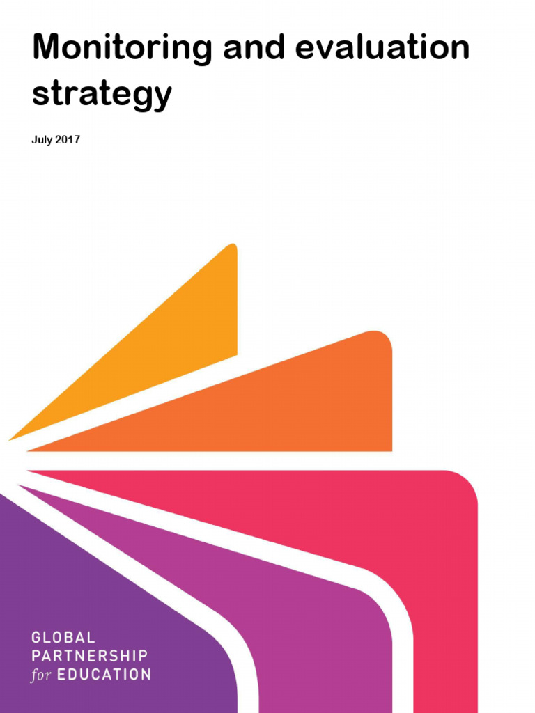 2016-08-10-gpe-monitoring-evaluation-strategy | PDF | Evaluation | Program Evaluation