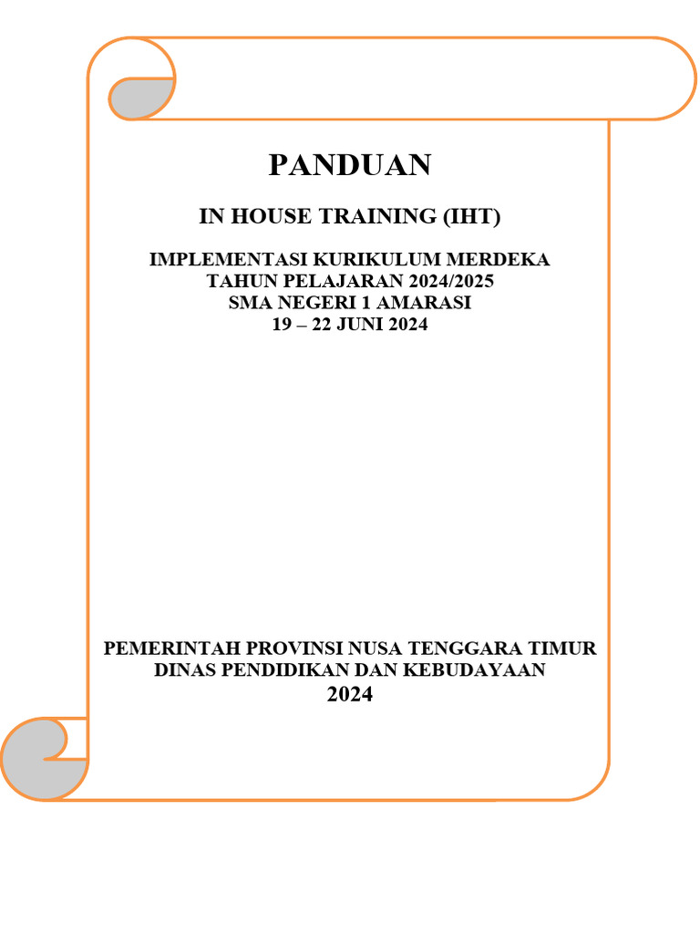 Panduan IHT 202425 | PDF