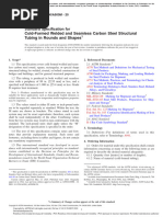 ASTM A513 A513M 20a | PDF | Pipe (Fluid Conveyance) | Steel