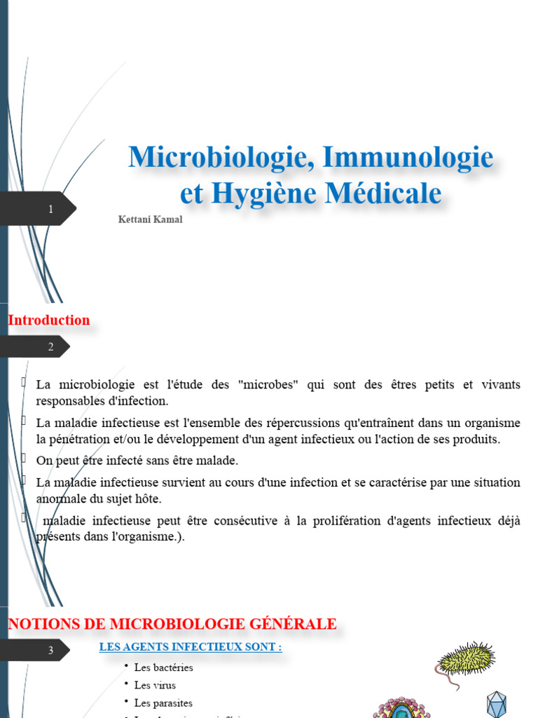 Microbiologie et agents infectieux expliqués | PDF | Système ...