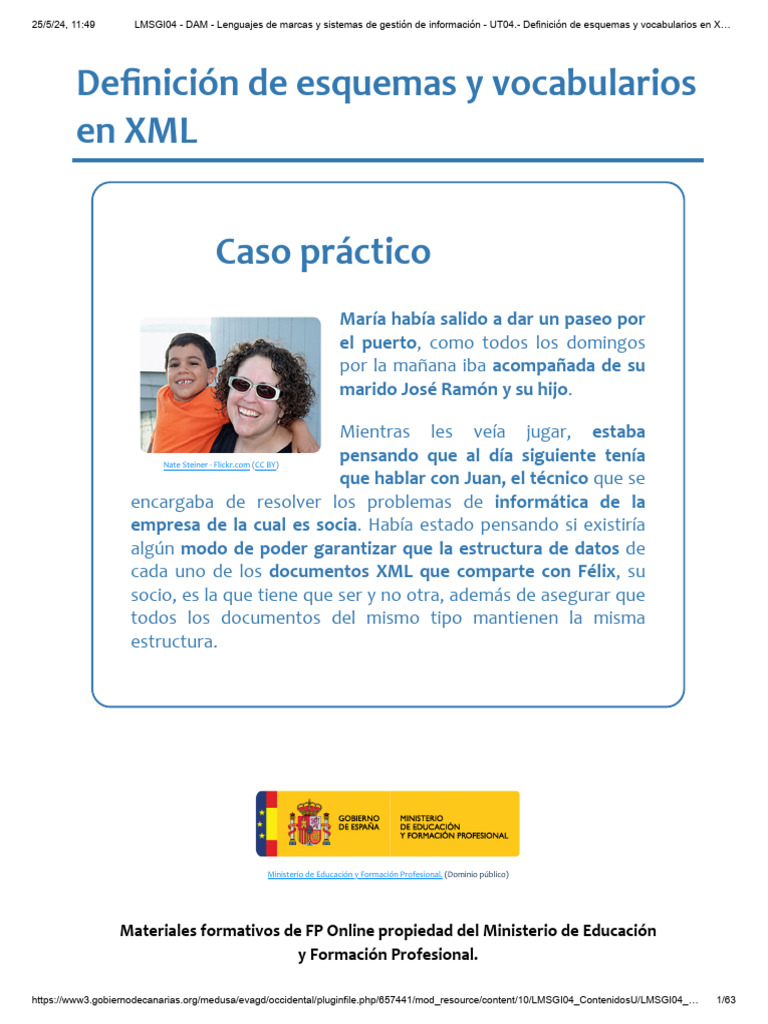 LMSGI04 - DAM - Lenguajes de Marcas y Sistemas de Gestión de ... LMSGI04 - DAM - Lenguajes de Marcas y Sistemas de Gestión de ...