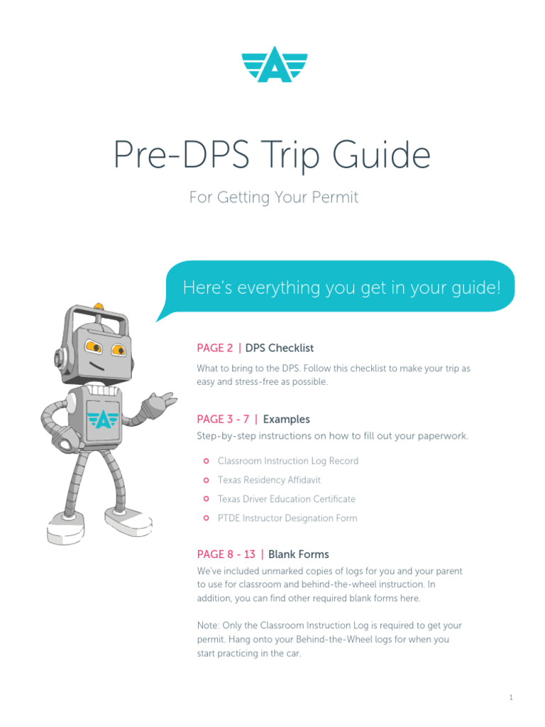 PTDE Permit Guide Concurrent V10 - 2 - 2019 1 | PDF | Driver's License ...