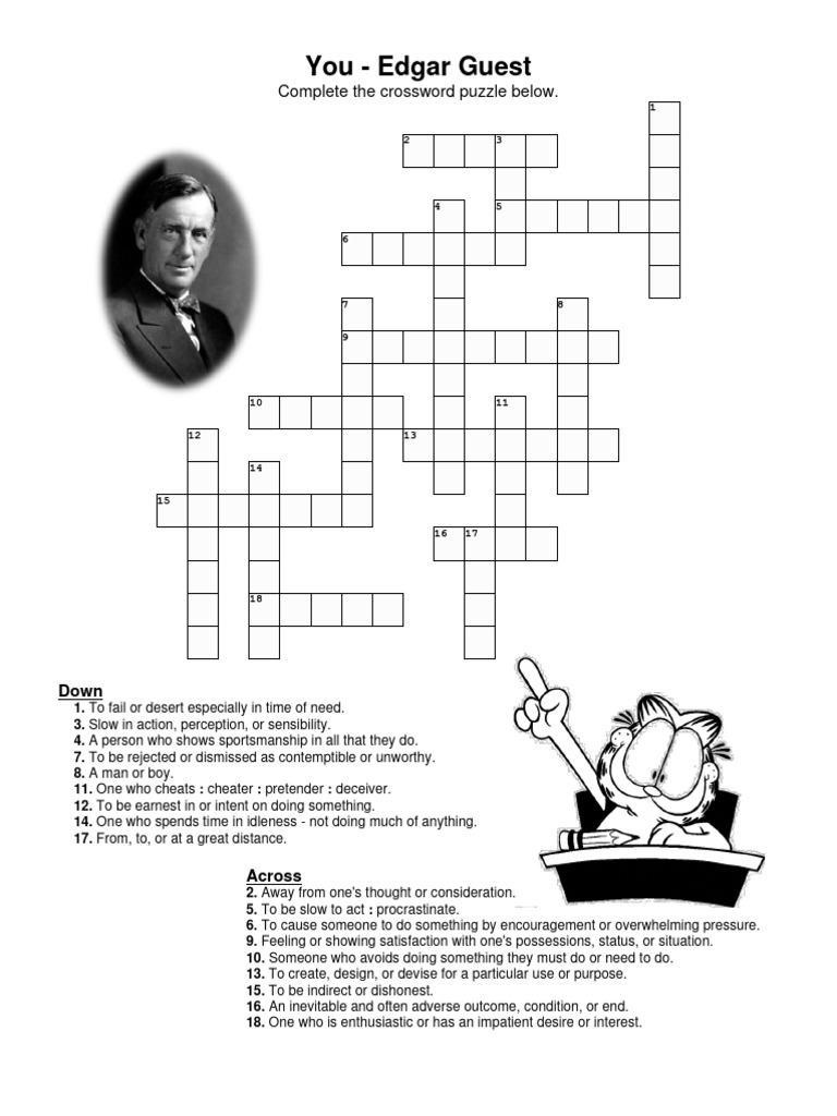 You Crossword Puzzle Instructions | PDF