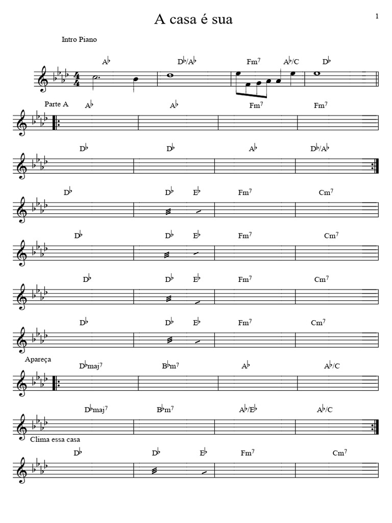 A casa é sua | PDF