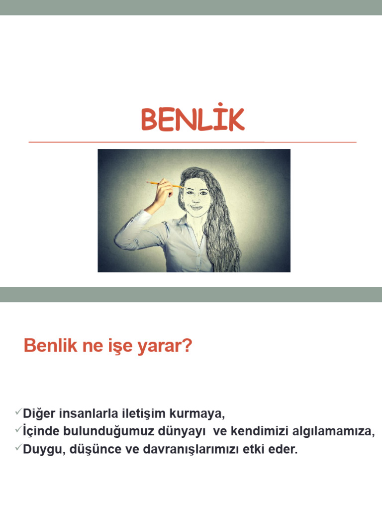 10.hafta BENLİK | PDF