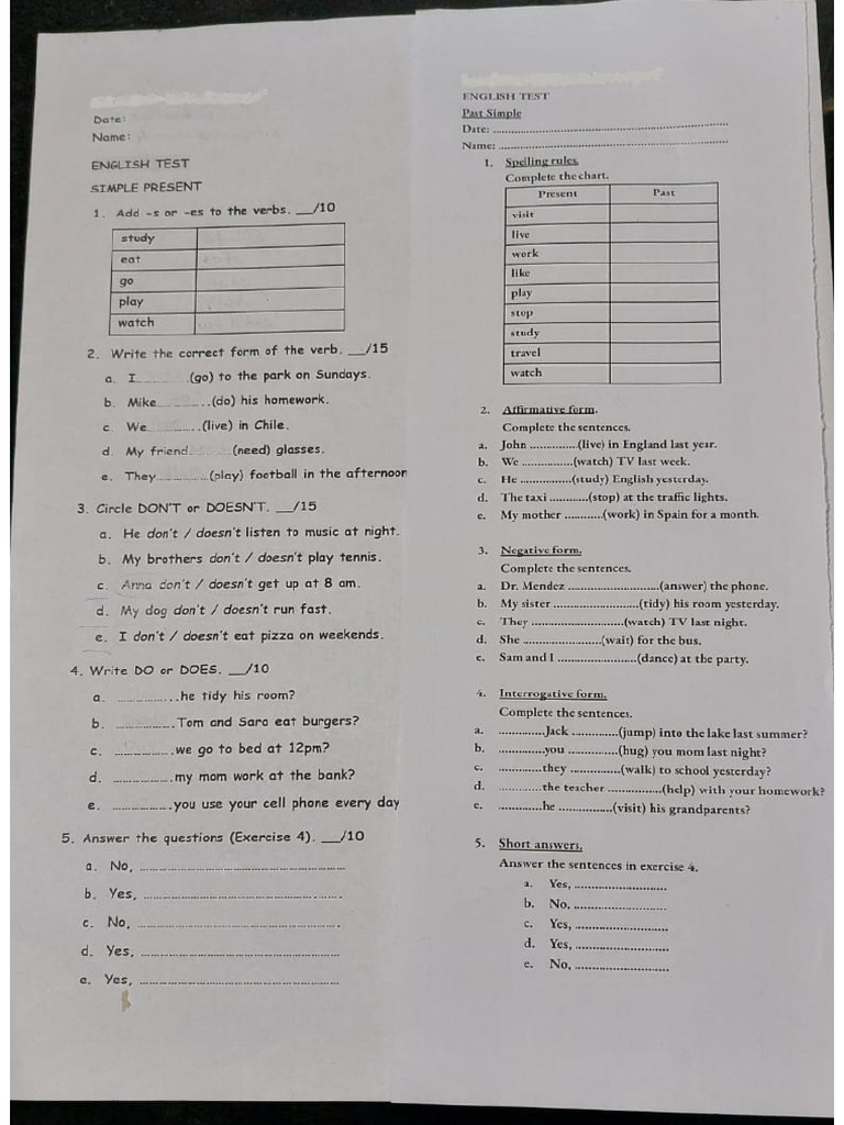 Trabajo Práctico de Ingles | PDF