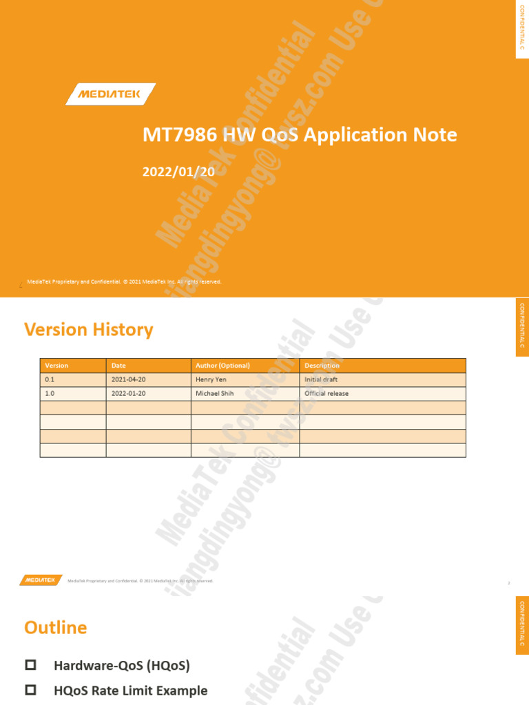 Info for mt7622 built-in Hardware QoS (NAPT+HQoS) feature in OpenWrt ...