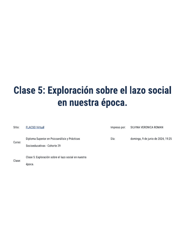 Clase 5 | PDF