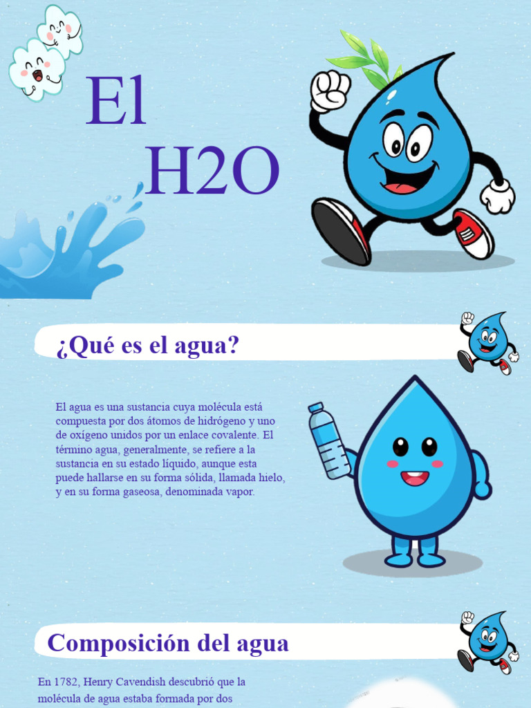 El Agua h20 | PDF | Agua | Propiedades del agua