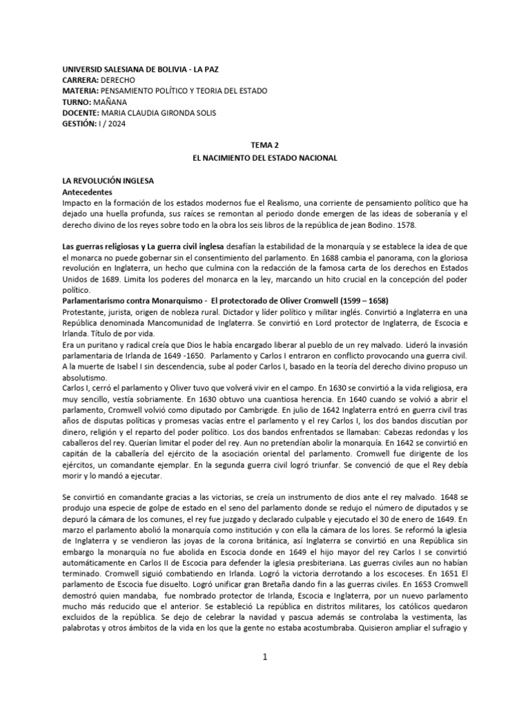 Tema 2 - Final (PP y Te) | PDF | Declaración de derechos de los Estados Unidos | Jean-Jacques ...