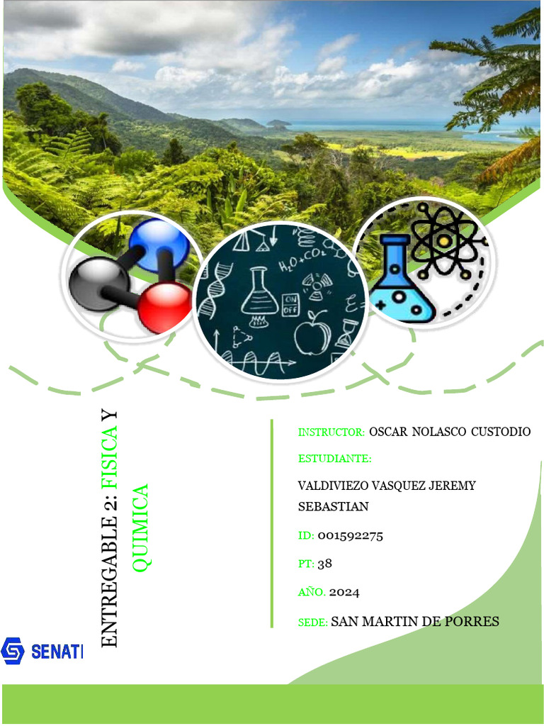 Entregable N°2 de Fisica y Quimica | PDF | Presión | Pascal (Unidad)
