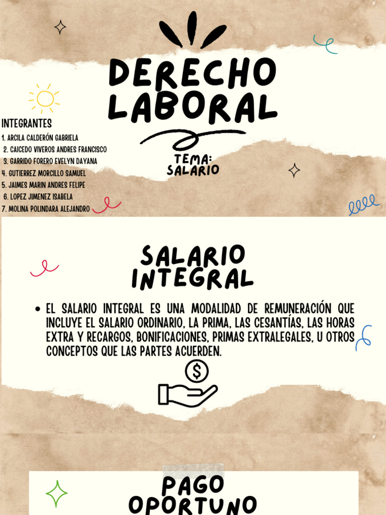 Derecho Laboral-Salario | PDF | Salario | Salario mínimo