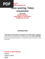 Types of Mass Wasting Explained | PDF | Erosion | Soil