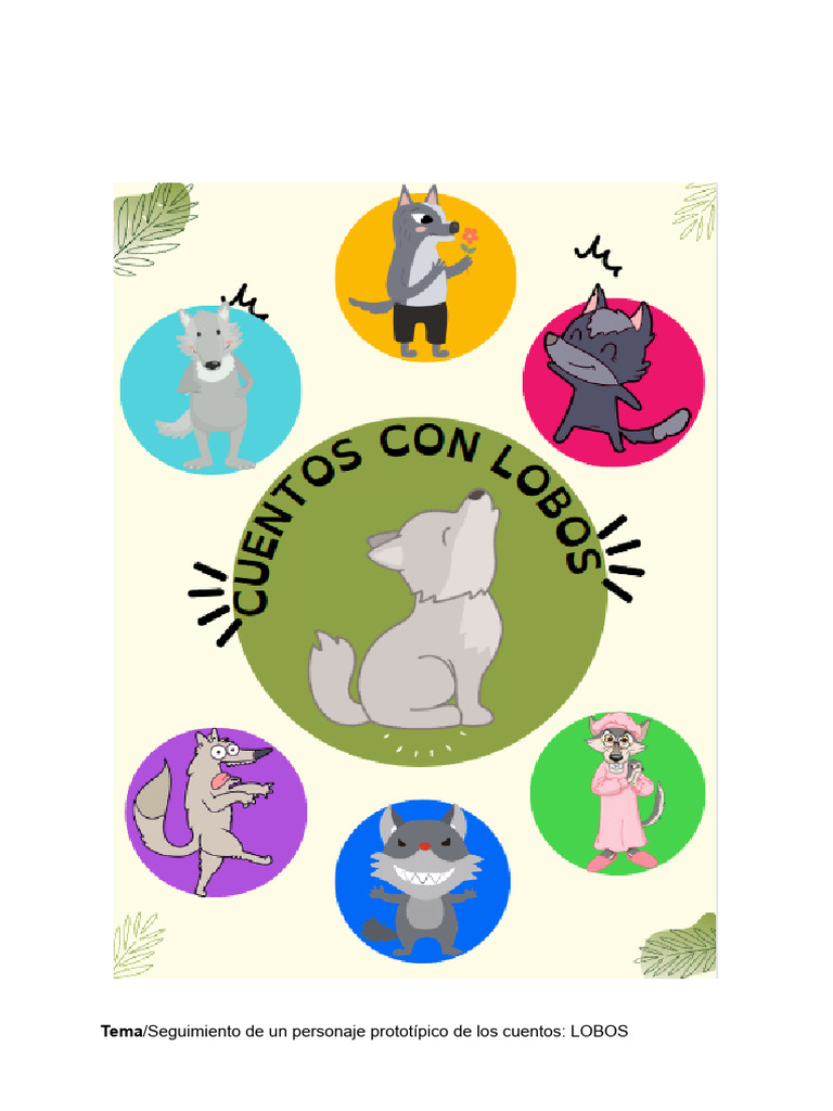 Actividades Didácticas con Lobos para Primer Grado | PDF | Caperucita ...