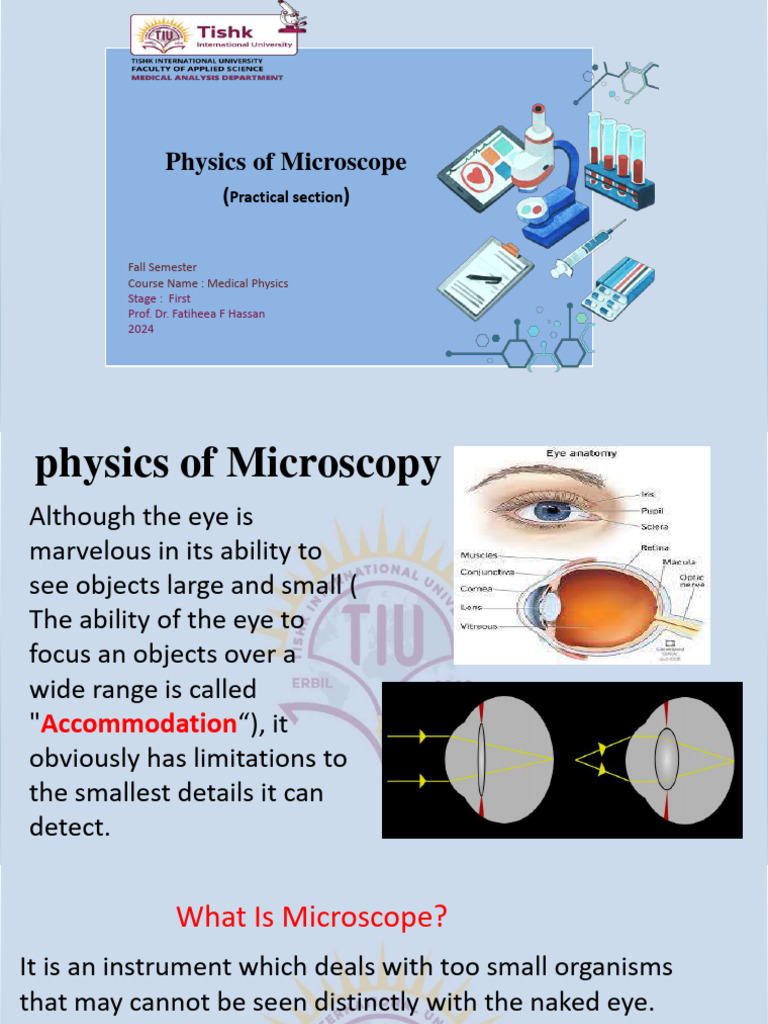 Lab.5 Microscope | PDF | Microscope | Angular Resolution