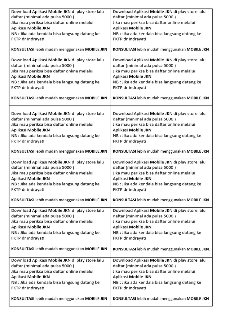 Tata Cara Download MJKN | PDF