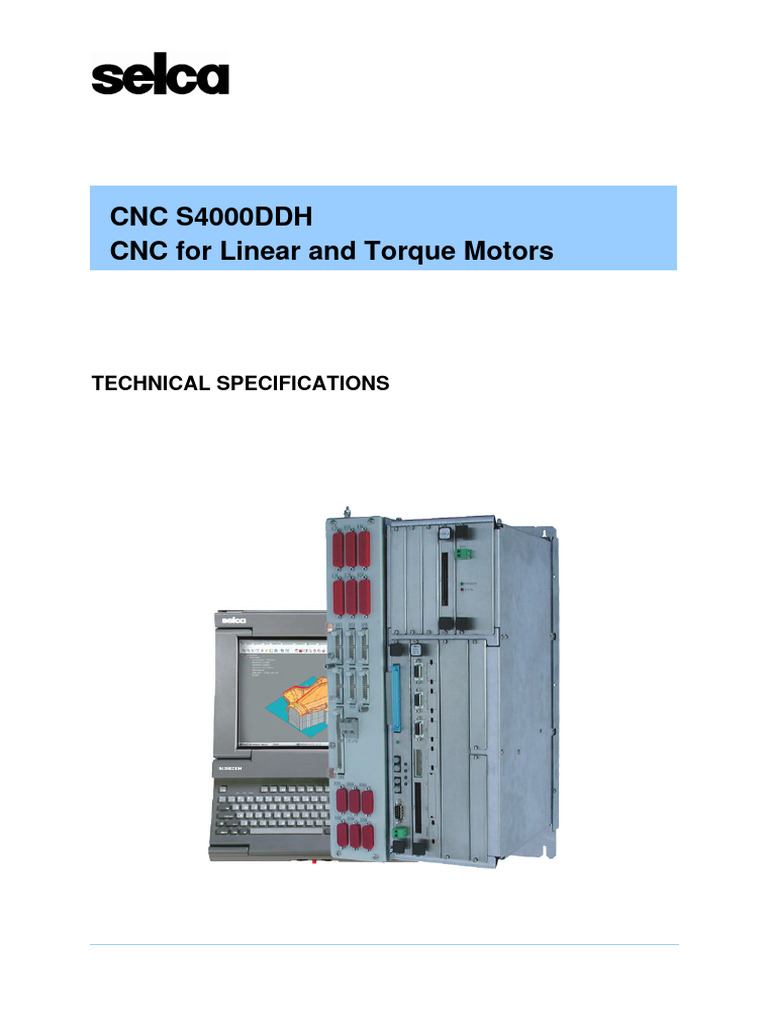 CNC S4000DDH CNC For Linear and Torque Motors: Technical Specifications | PDF | Electric Motor ...
