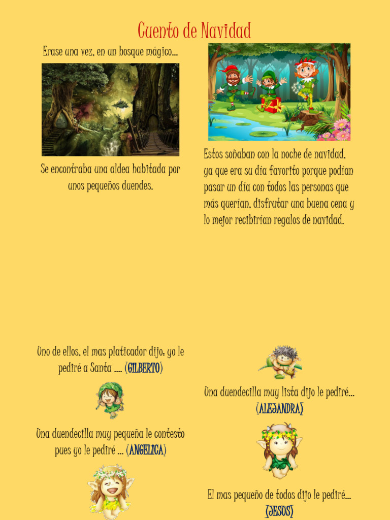 Cuento de Duendes en Navidad | PDF