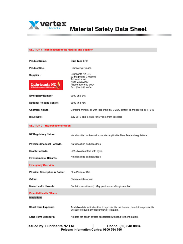 Blue Tack EP2 | Download Free PDF | Chemical Reactions | Waste Management