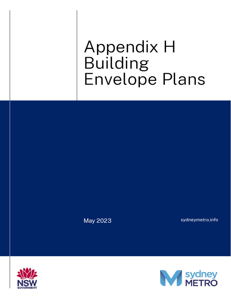 Appendix H Building Envelope Plans | PDF