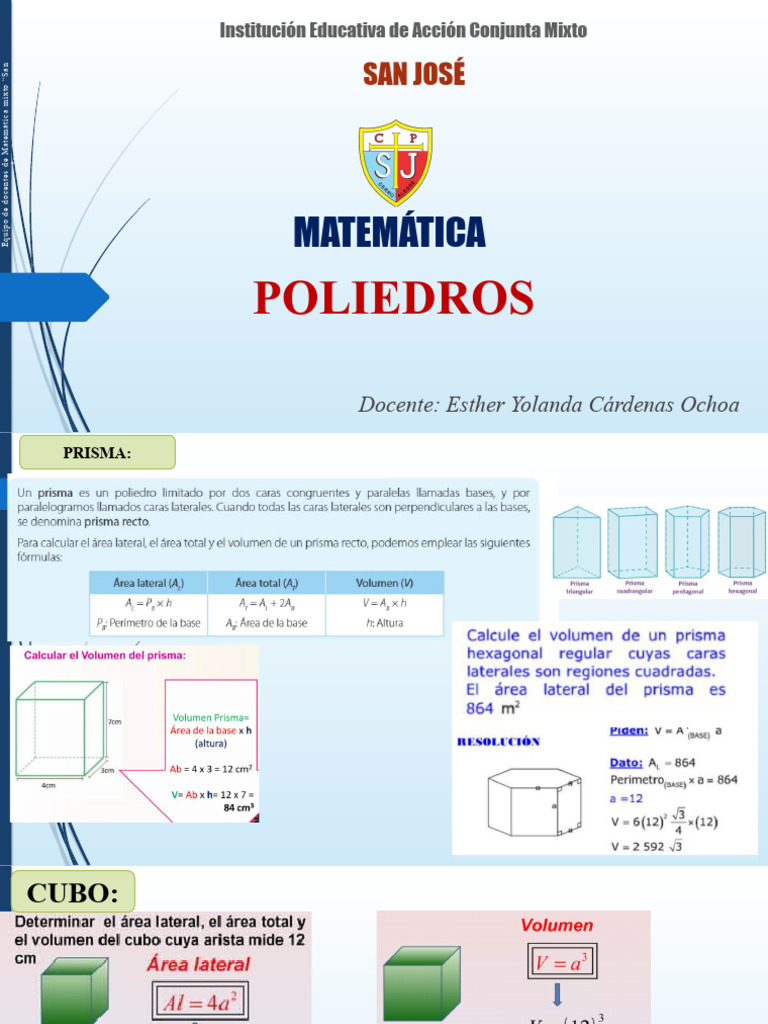 Proyecto Prisma, Piramide, Cono, Cilindro | PDF