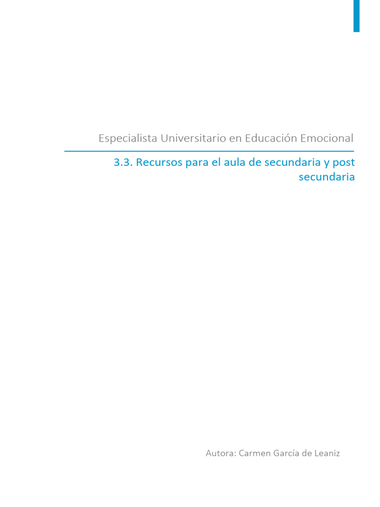 Tema3-3.3 Emociones Recursos | Descargar gratis PDF | Adultos | Las emociones