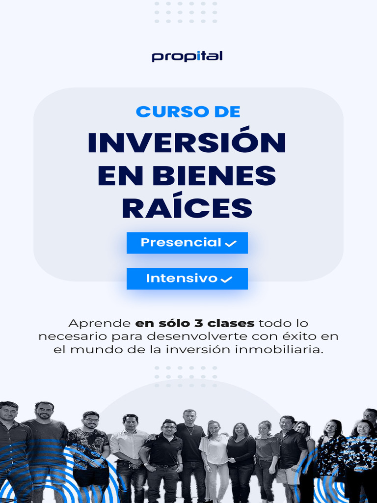 Brochure Curso Presencial de Inversiones | PDF | Inversiones | Economias